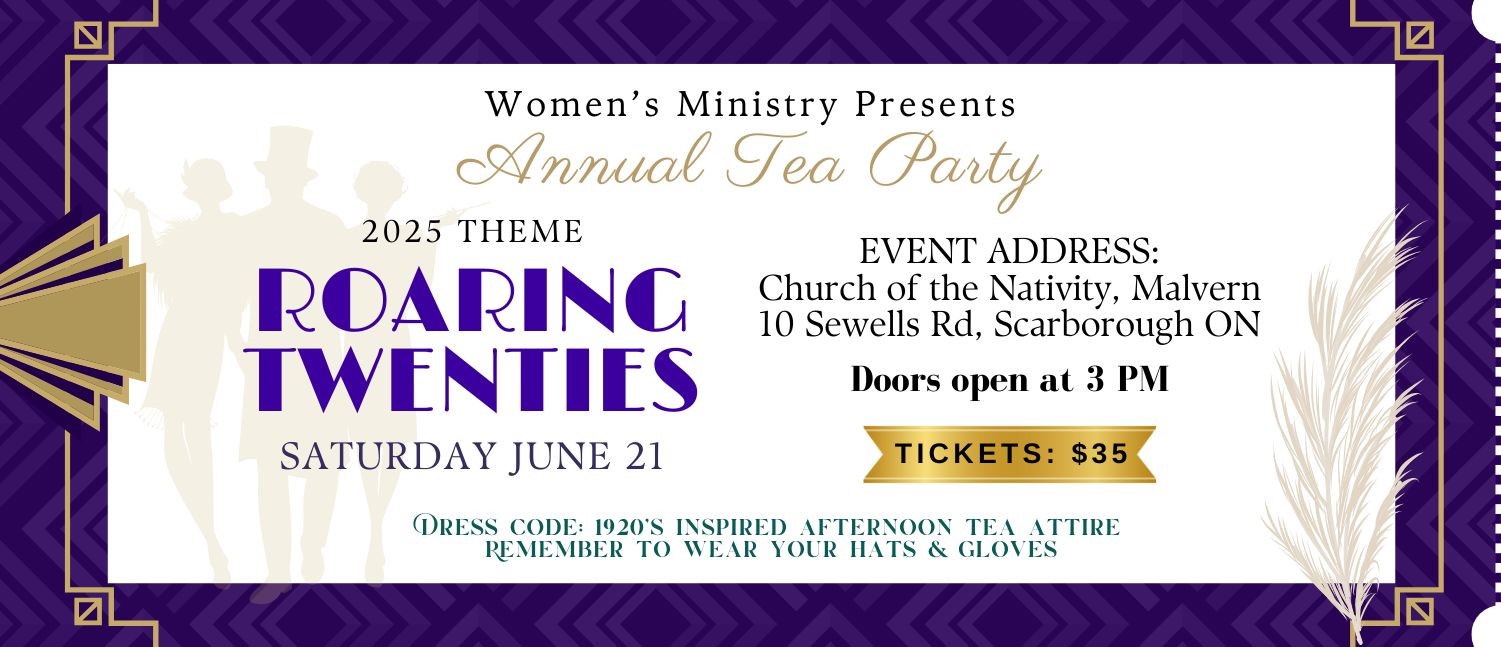 Women’s Ministry Tea Party 2025 – The Church of the Nativity, Malvern